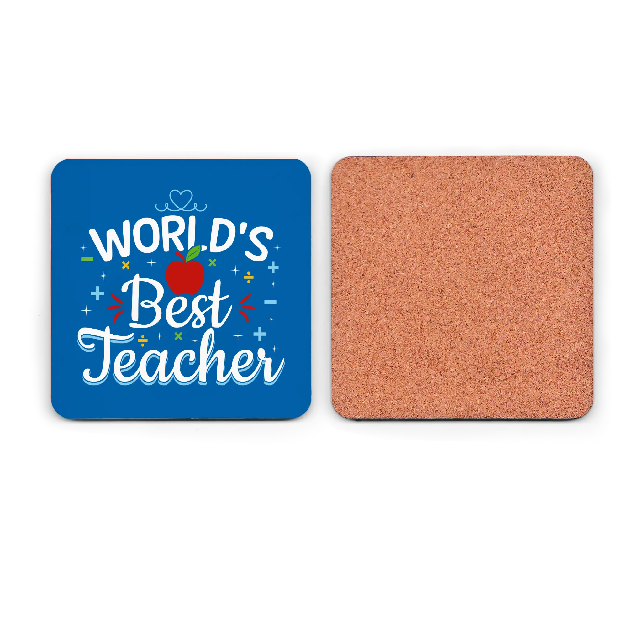 MDF Cork Backed Coaster (9x9cm) Glossy 5 - MISTYBAA